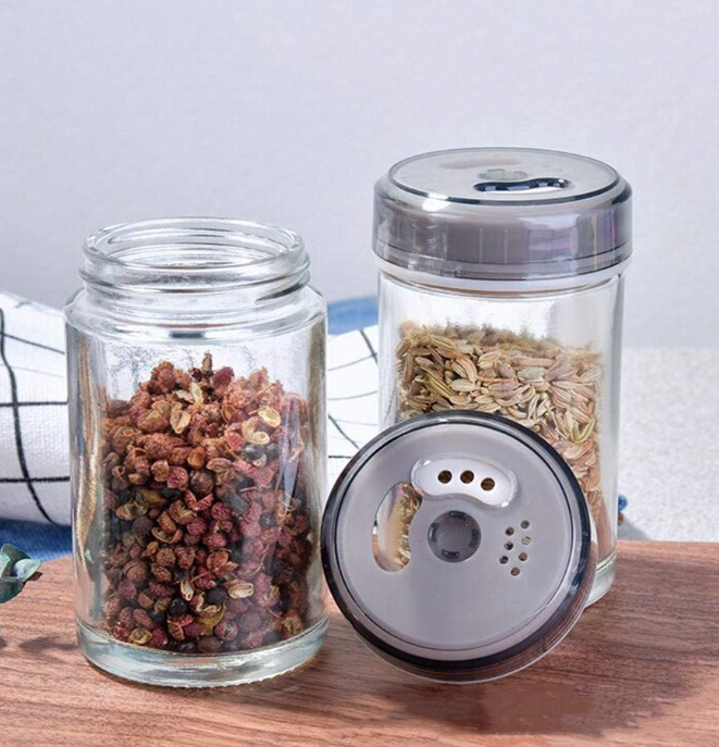 Set 6 recipiente pentru condimente cu suport - MJ25.4769